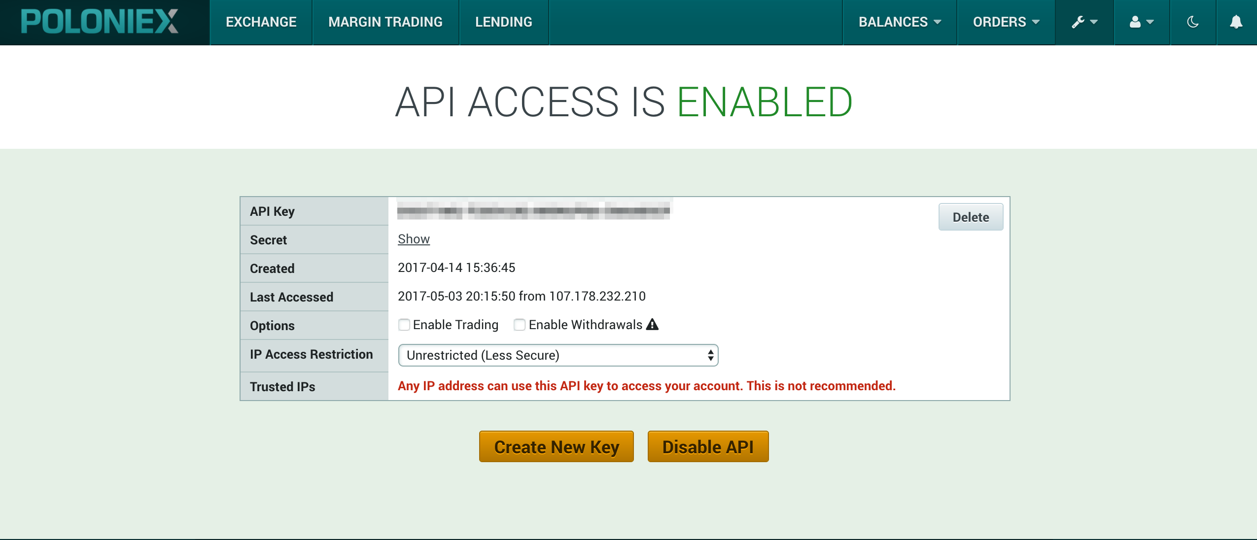 Coinlend - Poloniex Setup